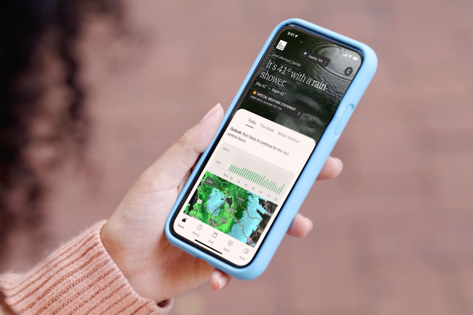 The Weather Channel app has a new, customizable look | The Weather Company